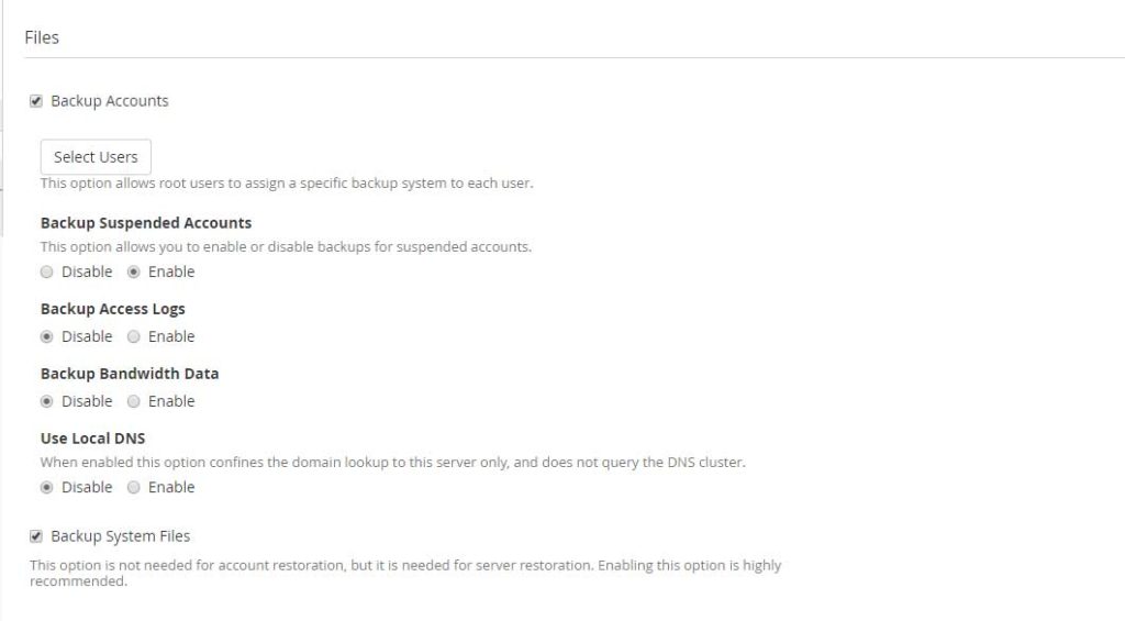 Cpanel Whm Backups How To Configure Backups Easily
